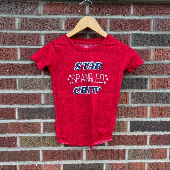 Shirts & Tops | Celebrate Patriotic Red And Navy Blue Star Spangled ...